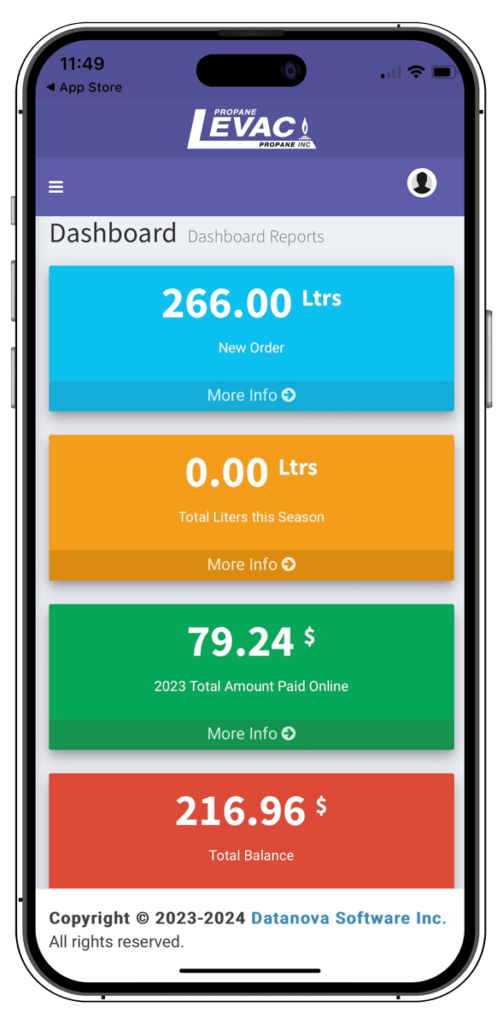 Portail client | Propane Levac - résidentiel, commercial & agricole