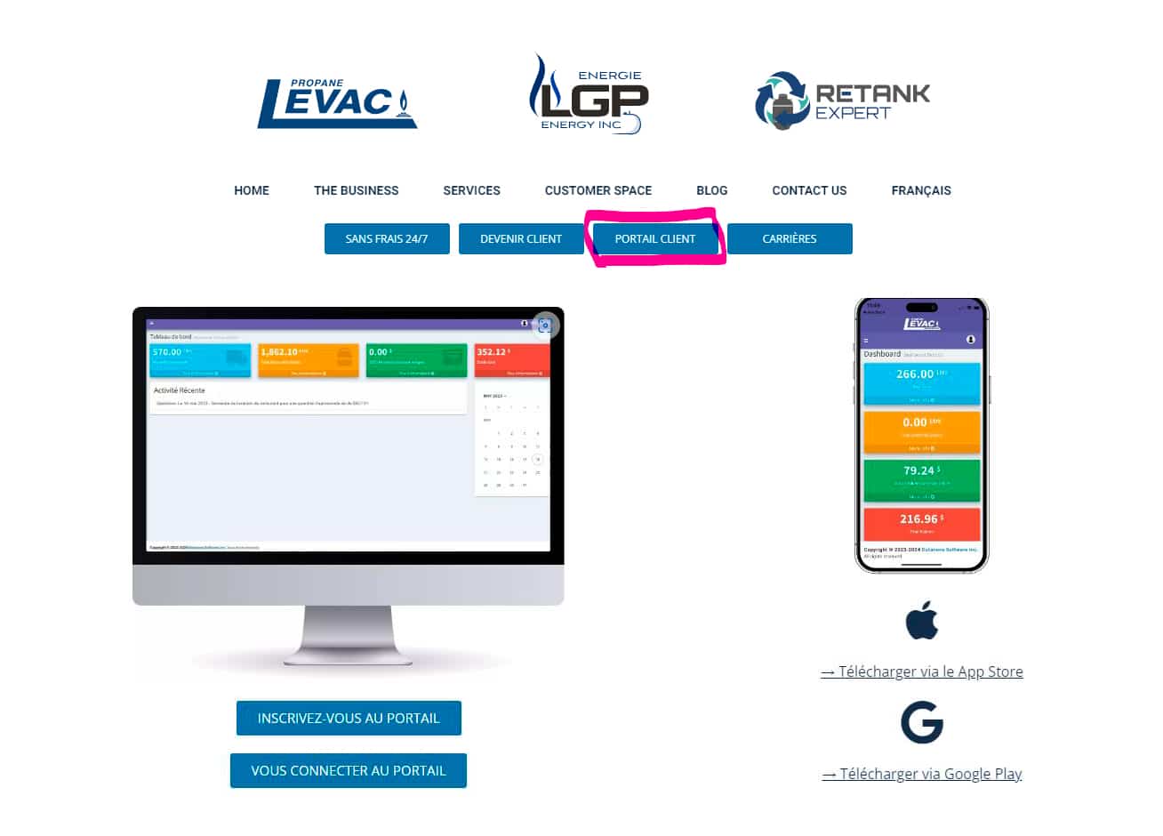Air Statement App | Propane Levac, Ontario & Quebec